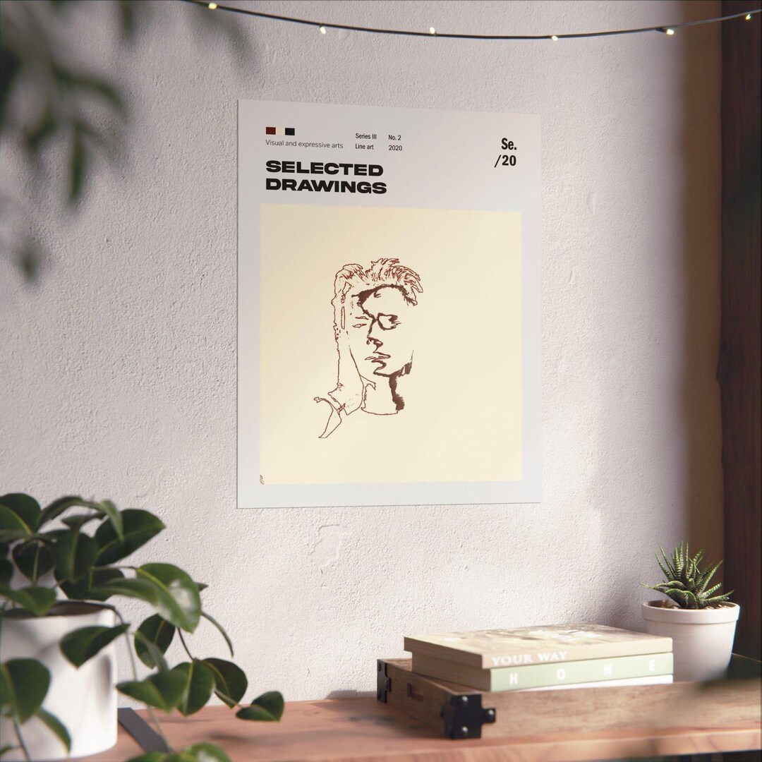 Art Poster - Limited Edition Print - Line Drawing Poster - Multiple ...