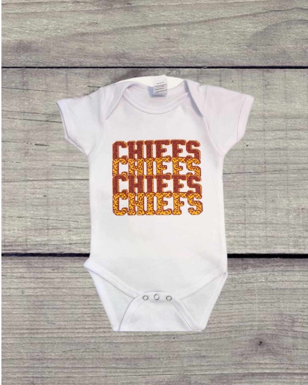 Chiefs Baby Onesie® Cute Football Onesie® Kansas City Baby - Etsy