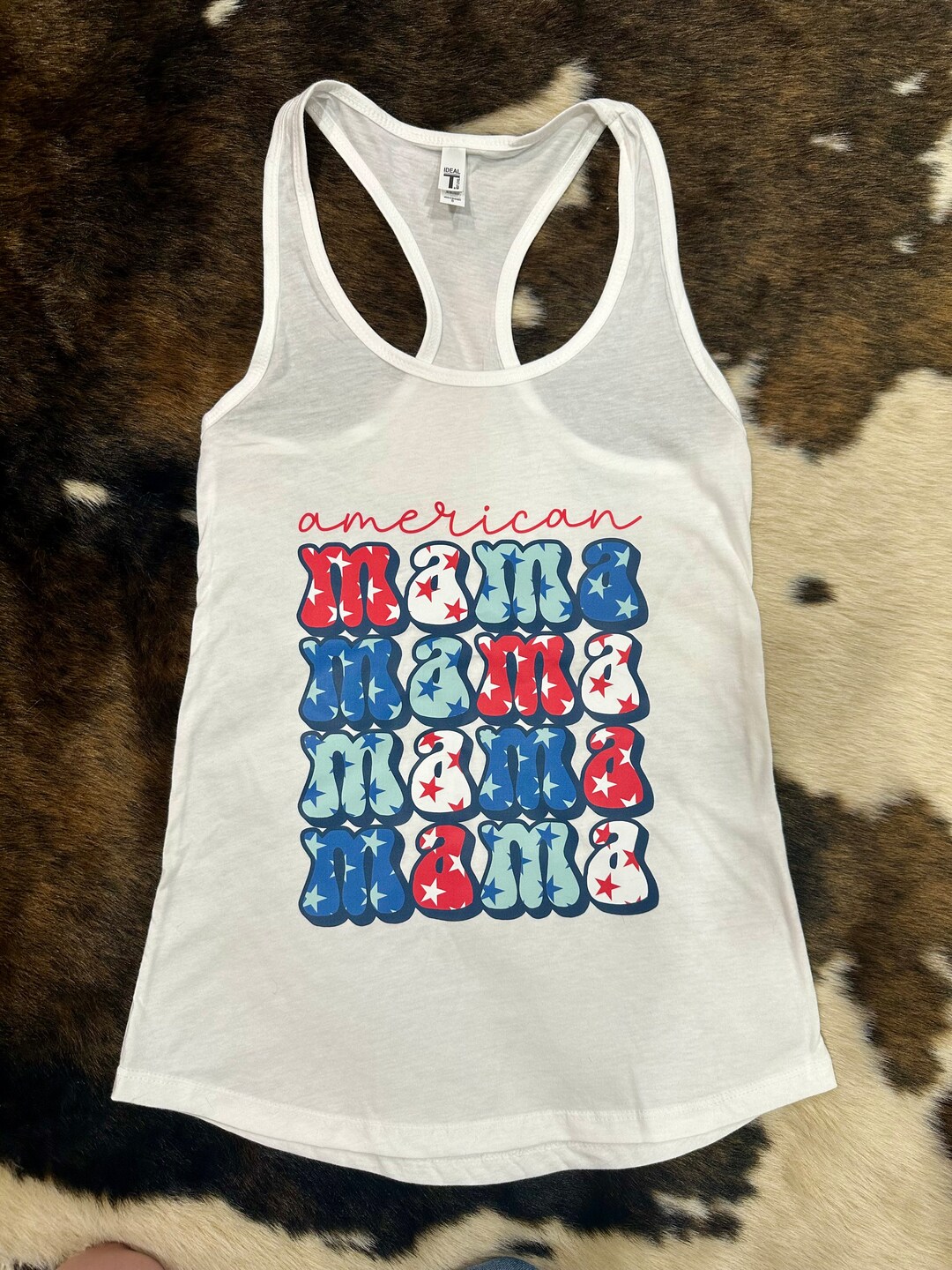 4th of July Tank Top | American Mama Tank | Tank Tops | Mom Tank Top ...
