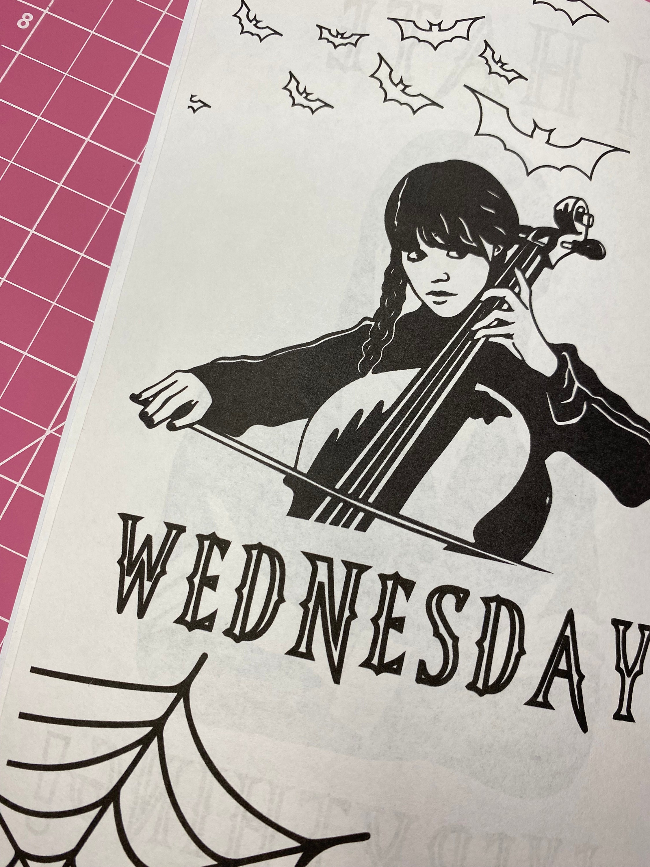 Wednesday Coloring Book Digital Coloring Book Wednesday - Etsy Australia