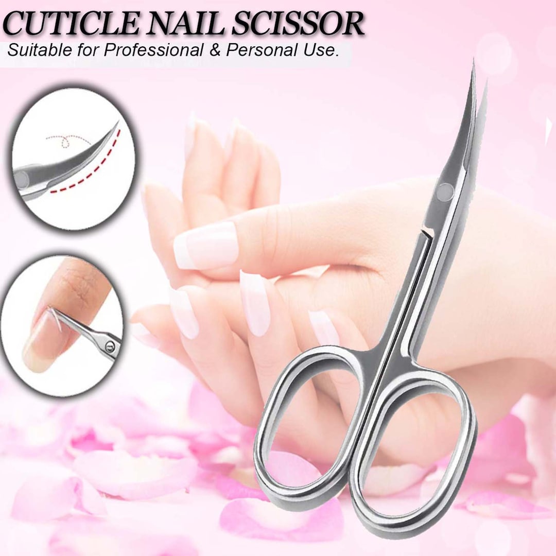 Professional Fingers Toe Nail Scissors Curved Shape Steel Manicure ...