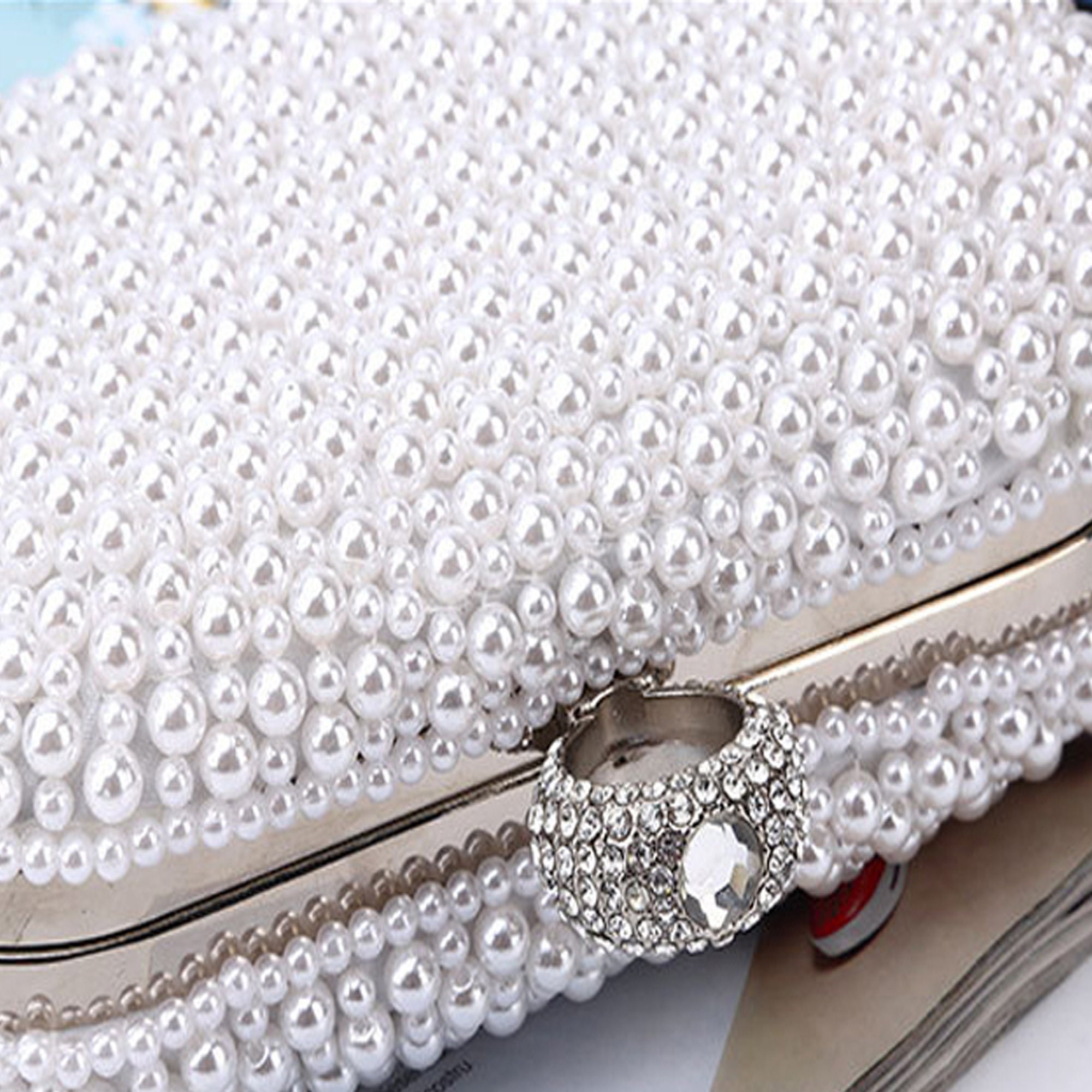 Women Evening Clutch Bags Imitation Pearl Evening Bag Evening Bag ...