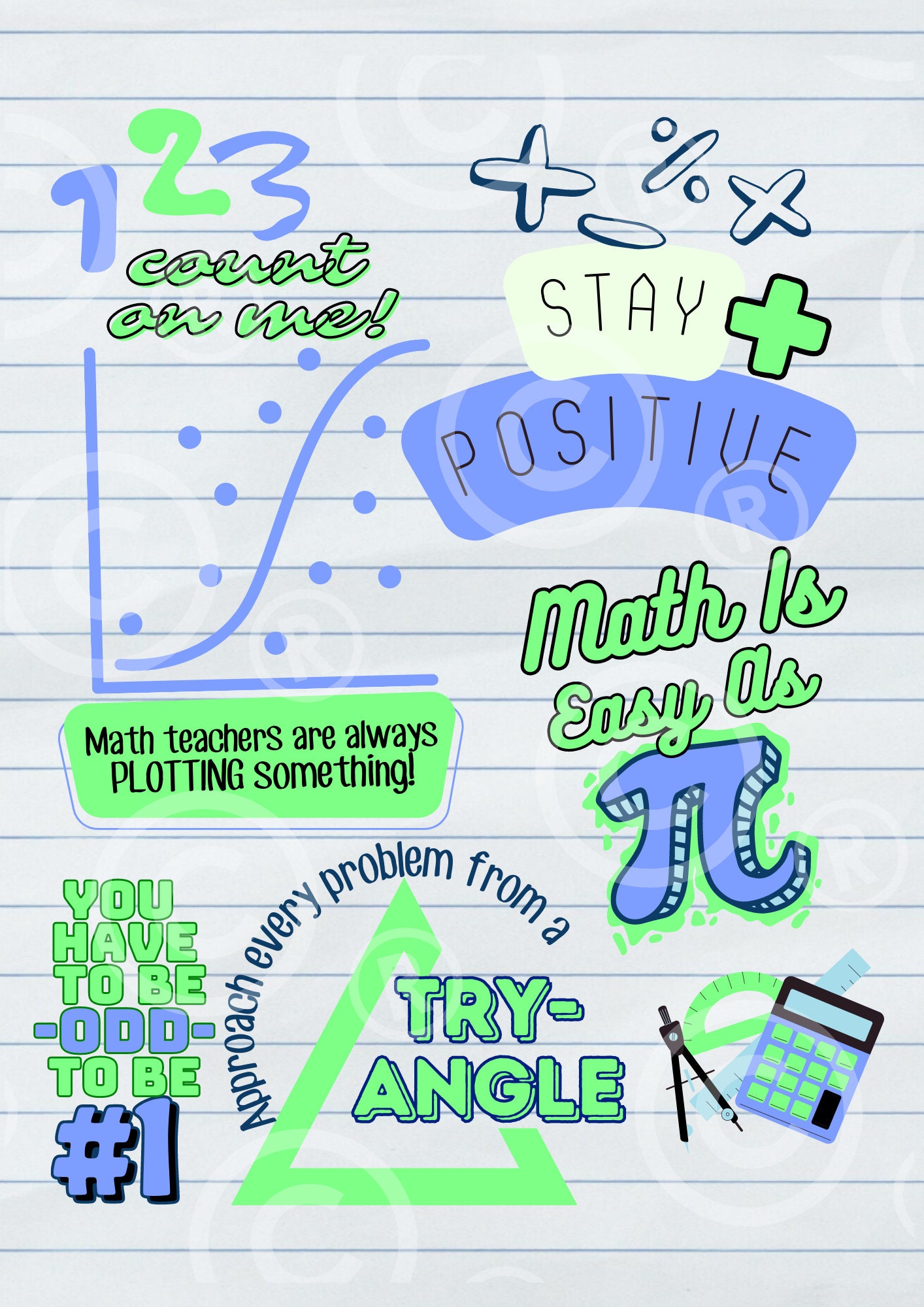 Sublimation Math Puns Notebook Cover - Etsy