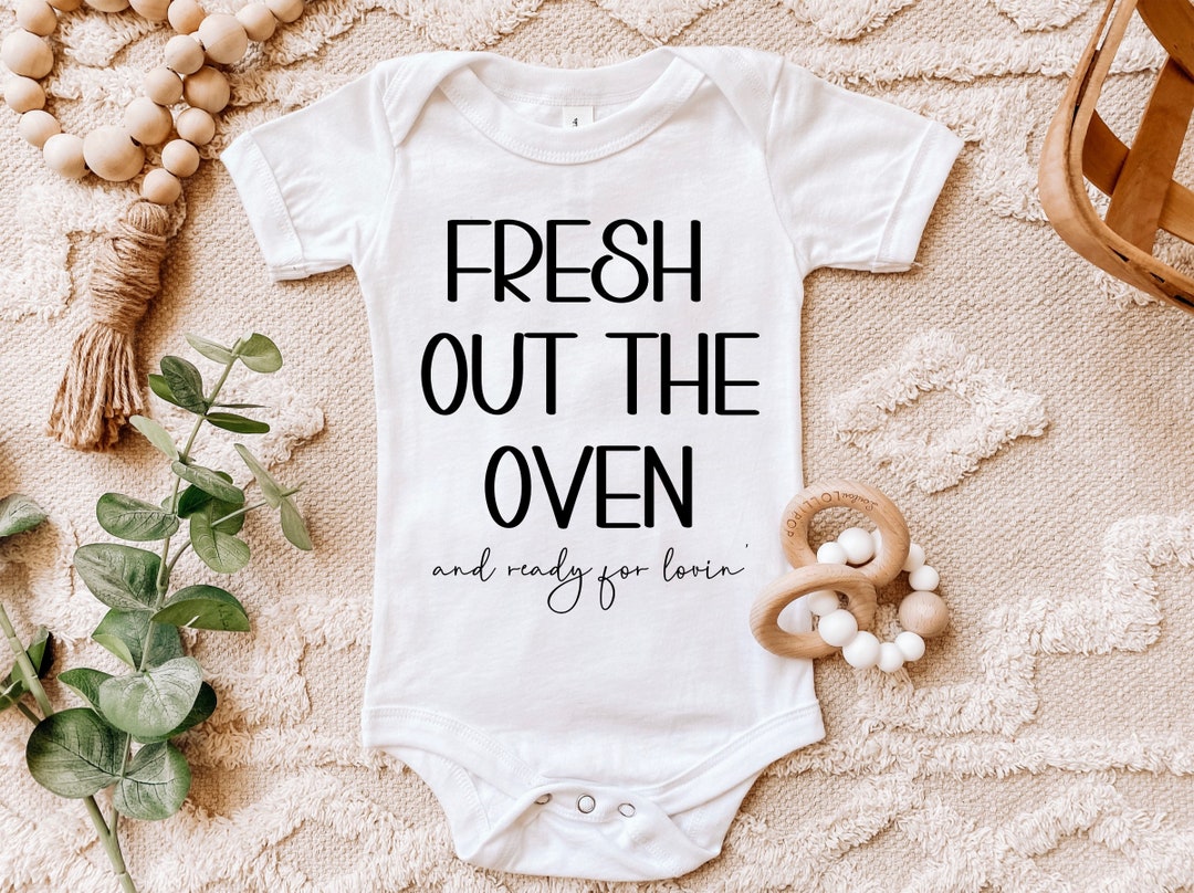 Fresh Out the Oven SVG PNG | Kids Svg Png | Baby Onesie Svg | Cricut ...