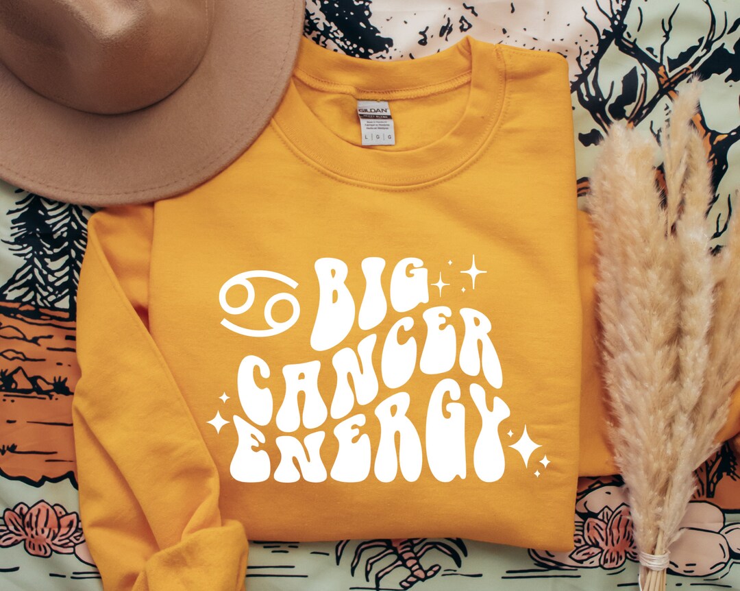 Big Cancer Energy Shirt Svg Png | Zodiac Svg Png | Horoscope Svg ...