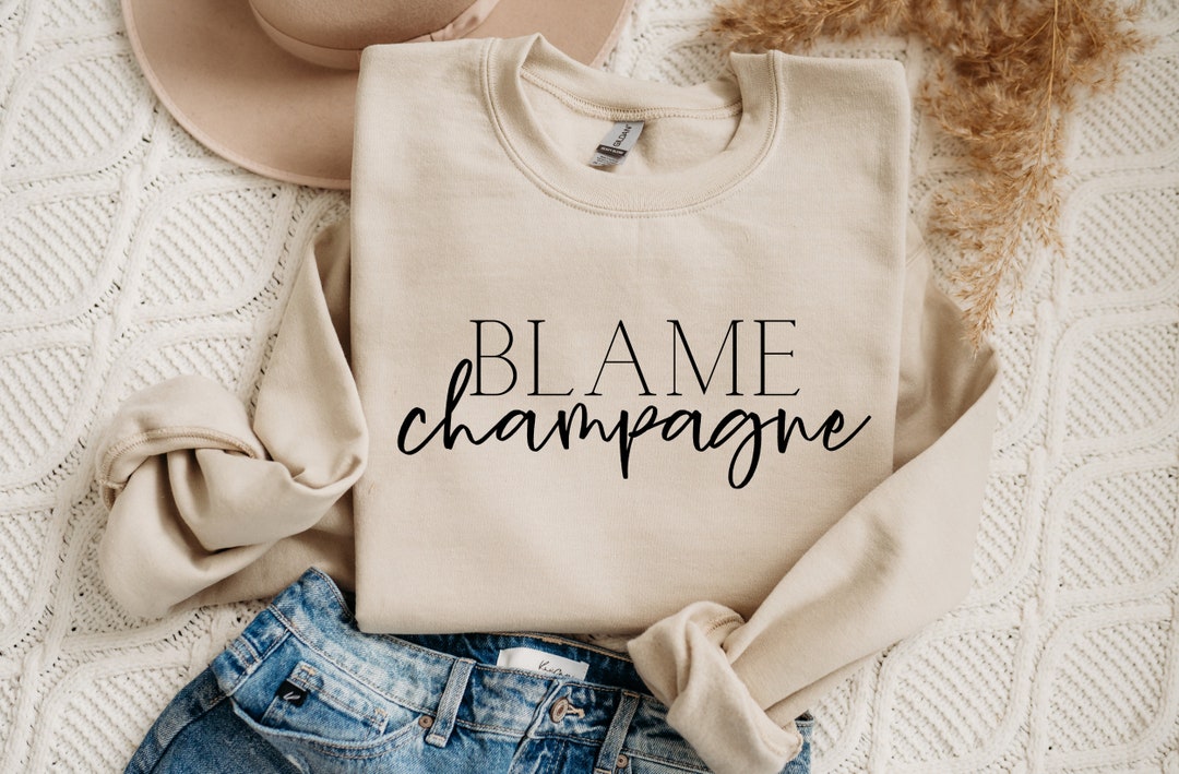 Blame Champagne SVG PNG | Funny Drinking Svg | Funny Wedding Svg ...