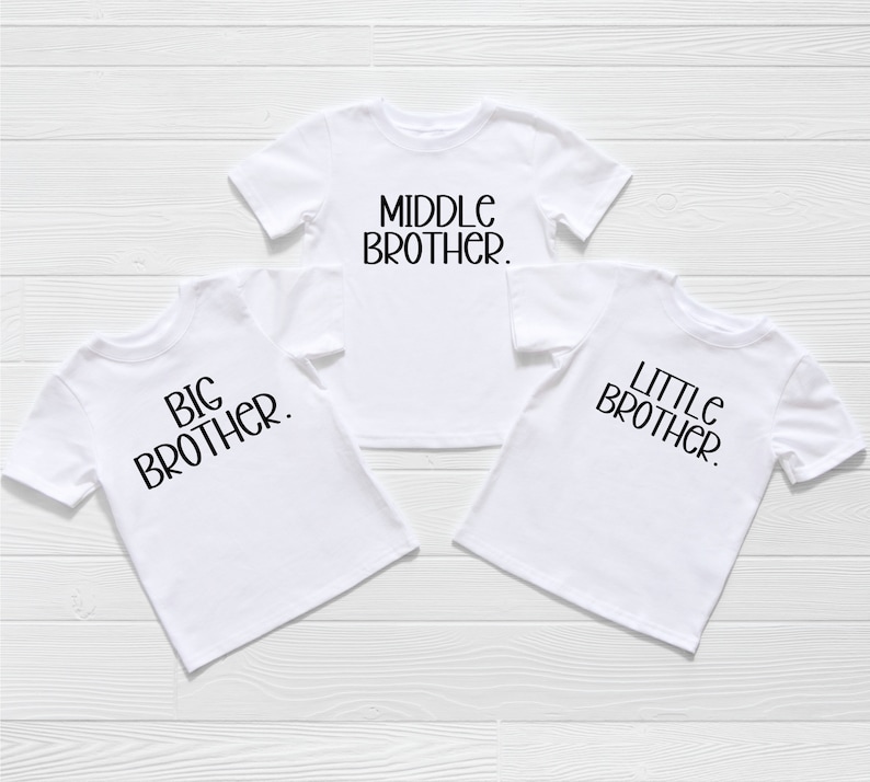 Matching Sibling SVG | Little Brother Svg | Middle Brother Svg | Big ...