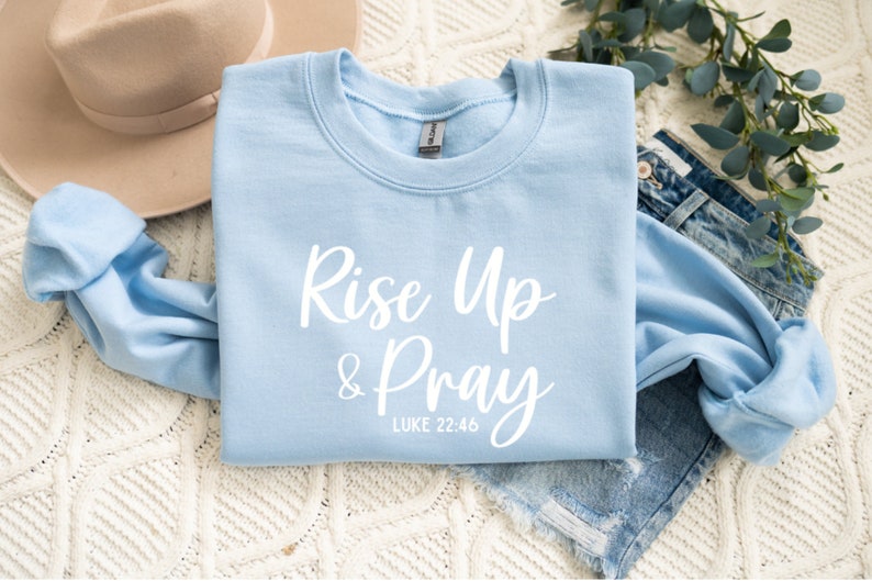 Levántate y reza SVG PNG / Bible Verse Svg / Christian Svg / - Etsy México