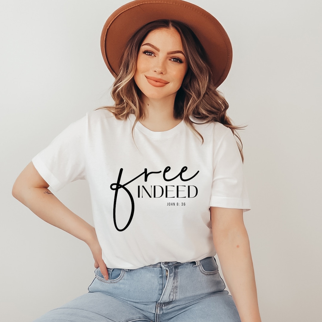 Free Indeed SVG PNG | Bible Verse Svg | Christian Png Svg | Religious ...