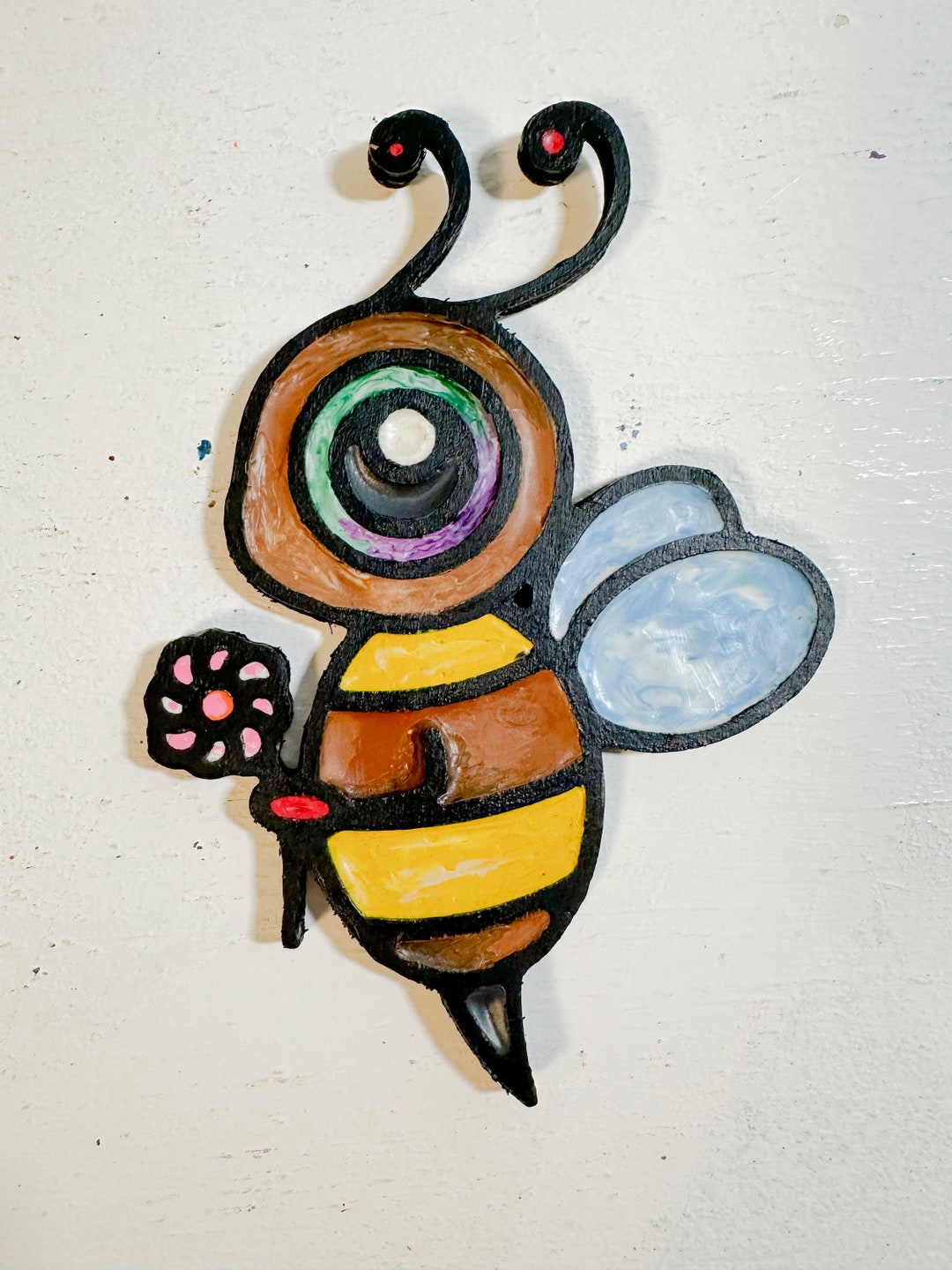 Herbert the Big Eye Guy Bee a Magnet - Etsy