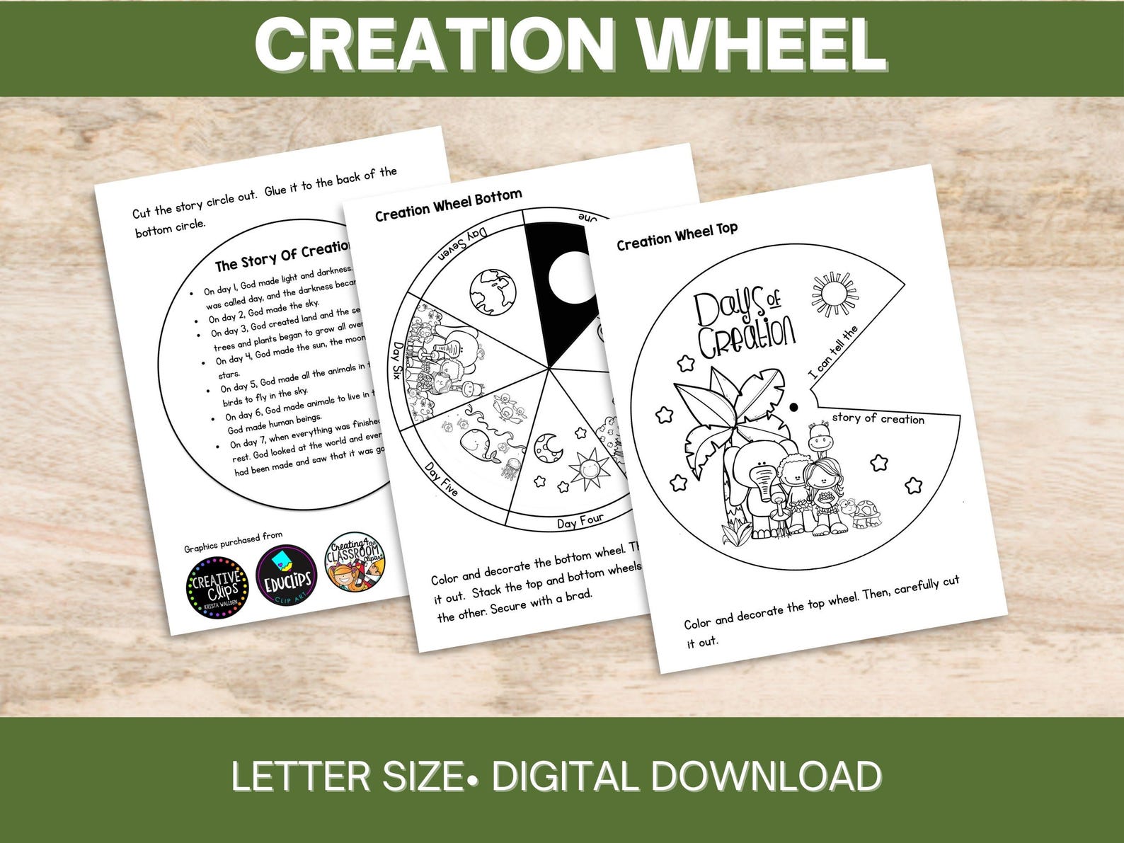 7 Days of Creation Craft, VBS Craft, Days of Creation Craft, Creation ...
