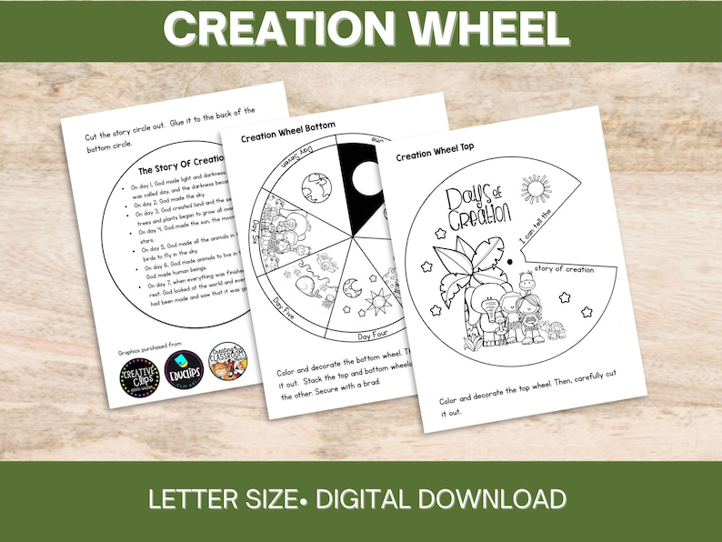 7 Days of Creation Craft, VBS Craft, Days of Creation Craft, Creation ...
