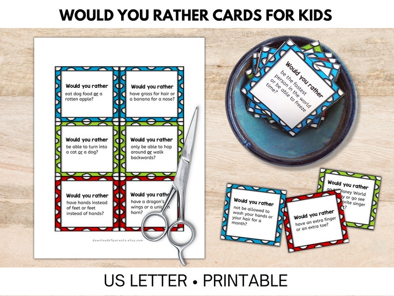 Would You Rather, Would You Rather Game, Would You Rather Cards, Road ...