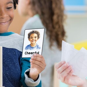 Preschool Emotions Flashcard, Emotions Face Flashcards, Preschool ...