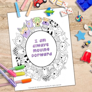 Growth Mindset Coloring Pages, Kids Coloring Pages, Positive ...