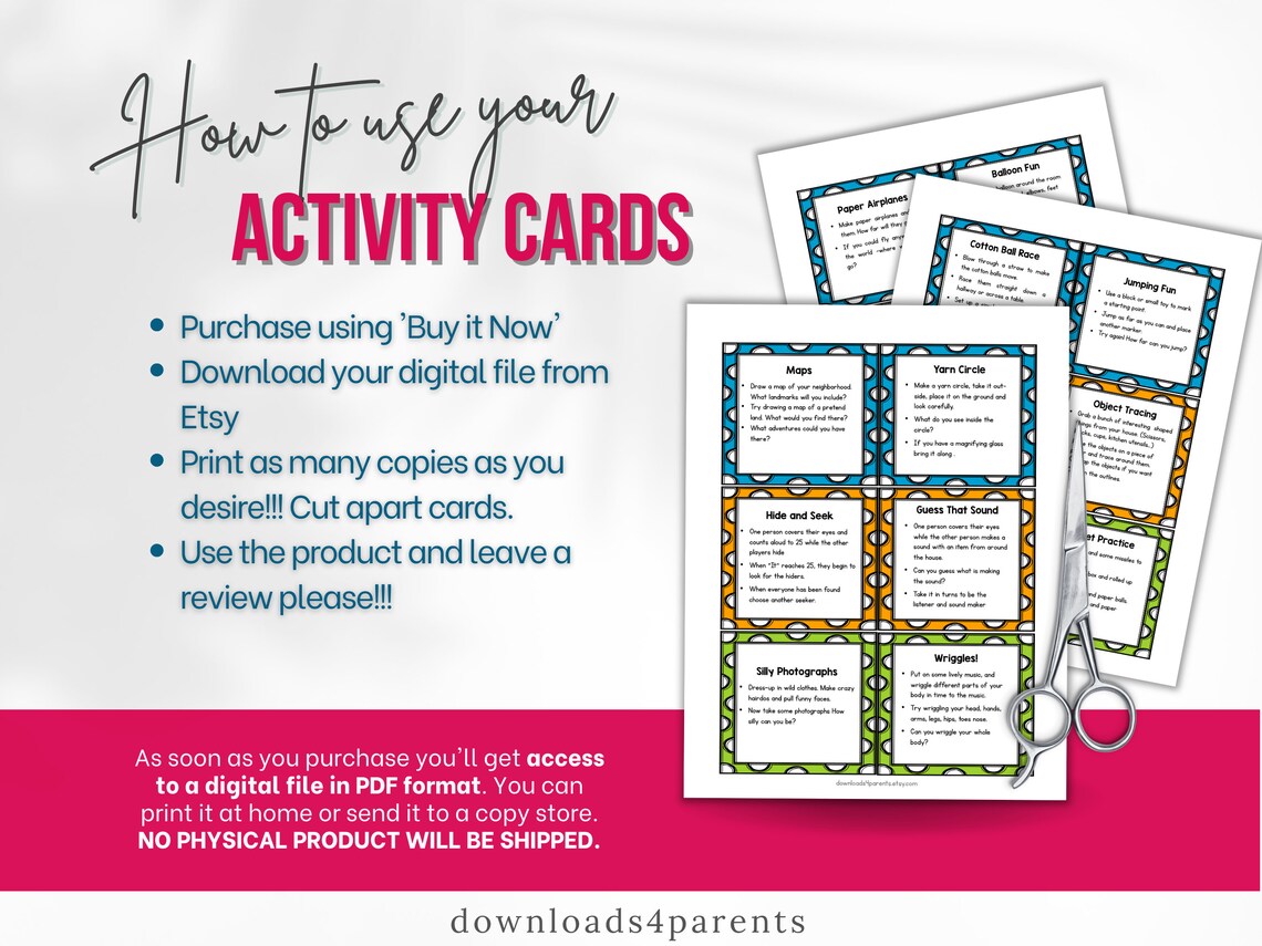 Family Activity Cards, Boredom Jar Cards, Activity Jar Ideas, Kids I Am ...
