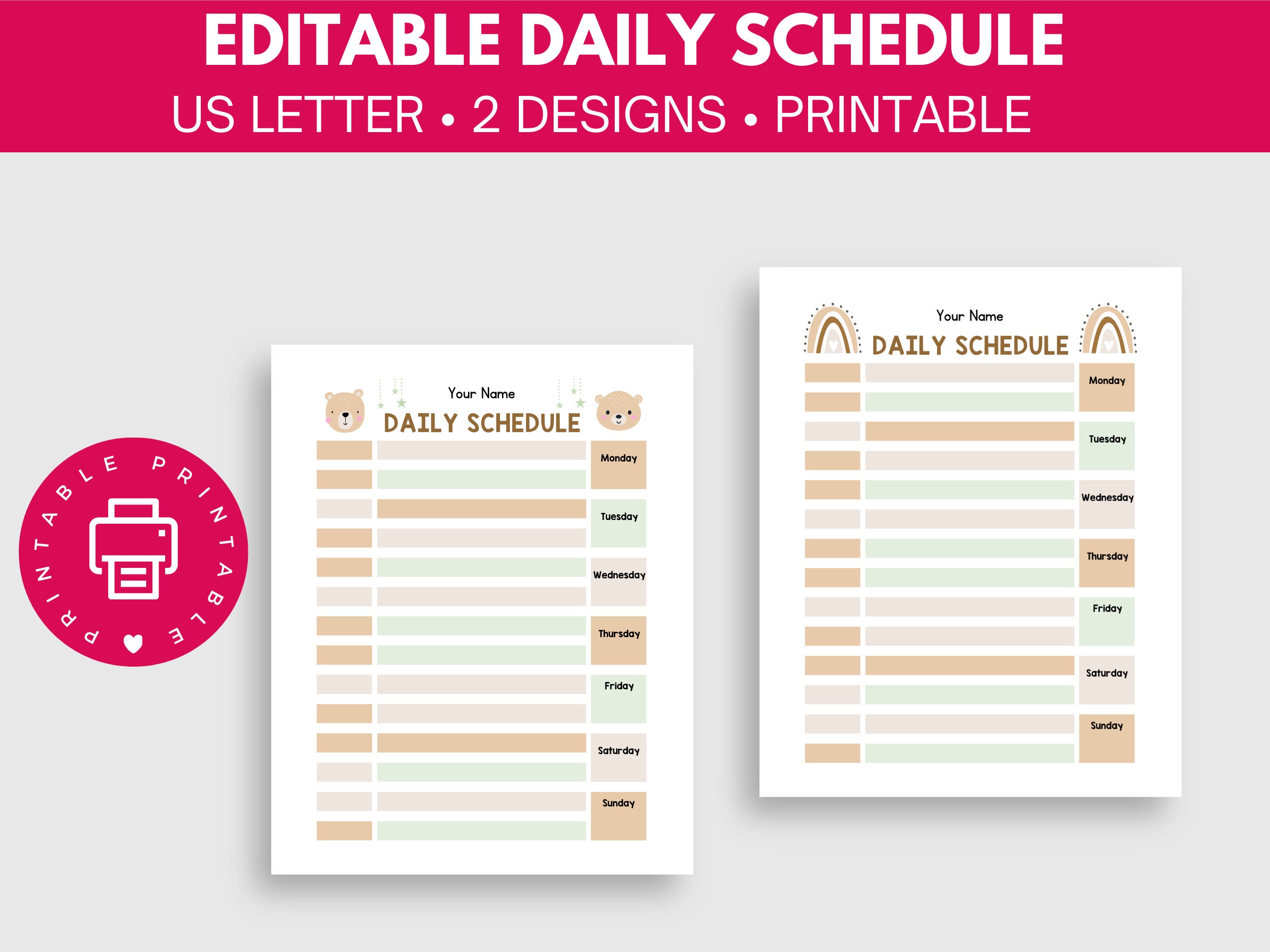 Daily Schedule, Daily Routine, Kids Daily Schedule, Kids Schedule ...