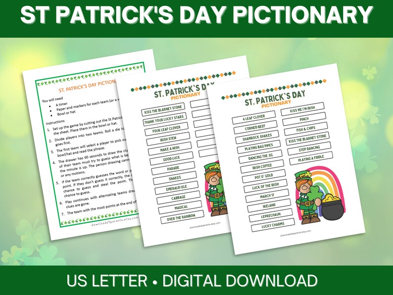 St Patrick Day Games, St Patricks Day Printable, St Patricks Day ...
