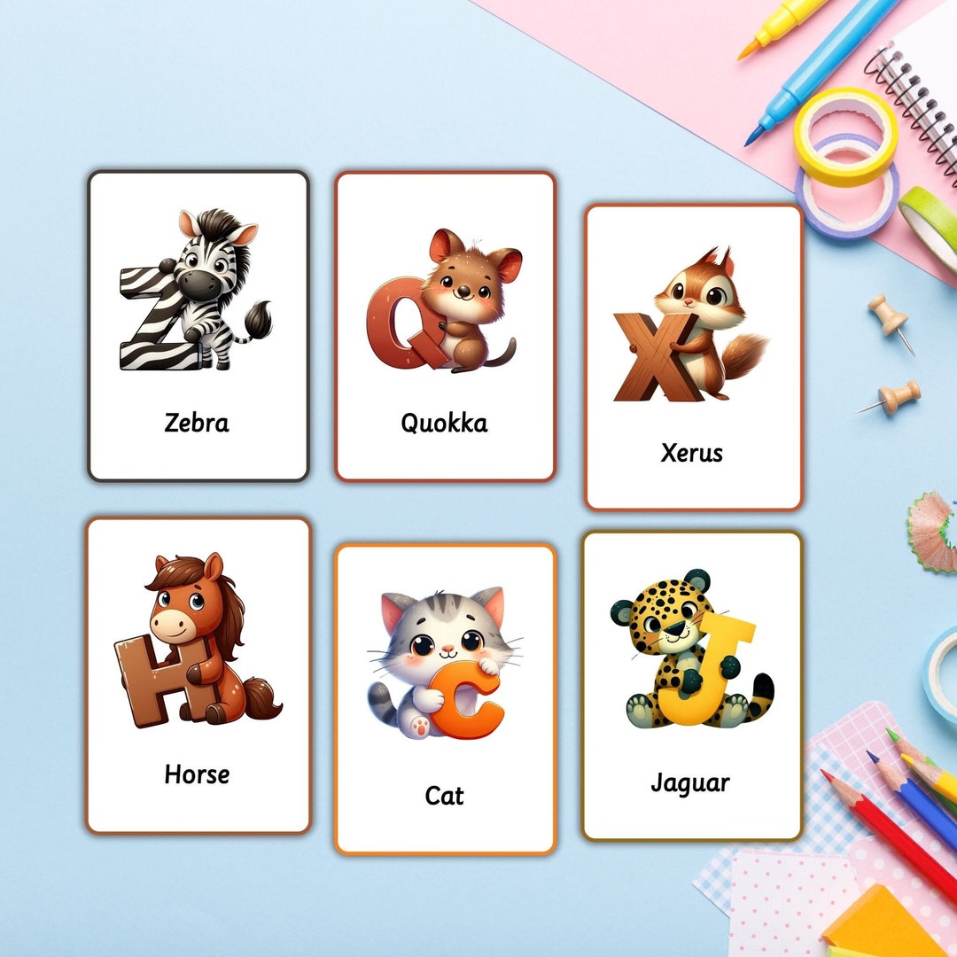Flashcards for Kids, Alphabet Flashcards, Alphabet Printable Flashcards ...