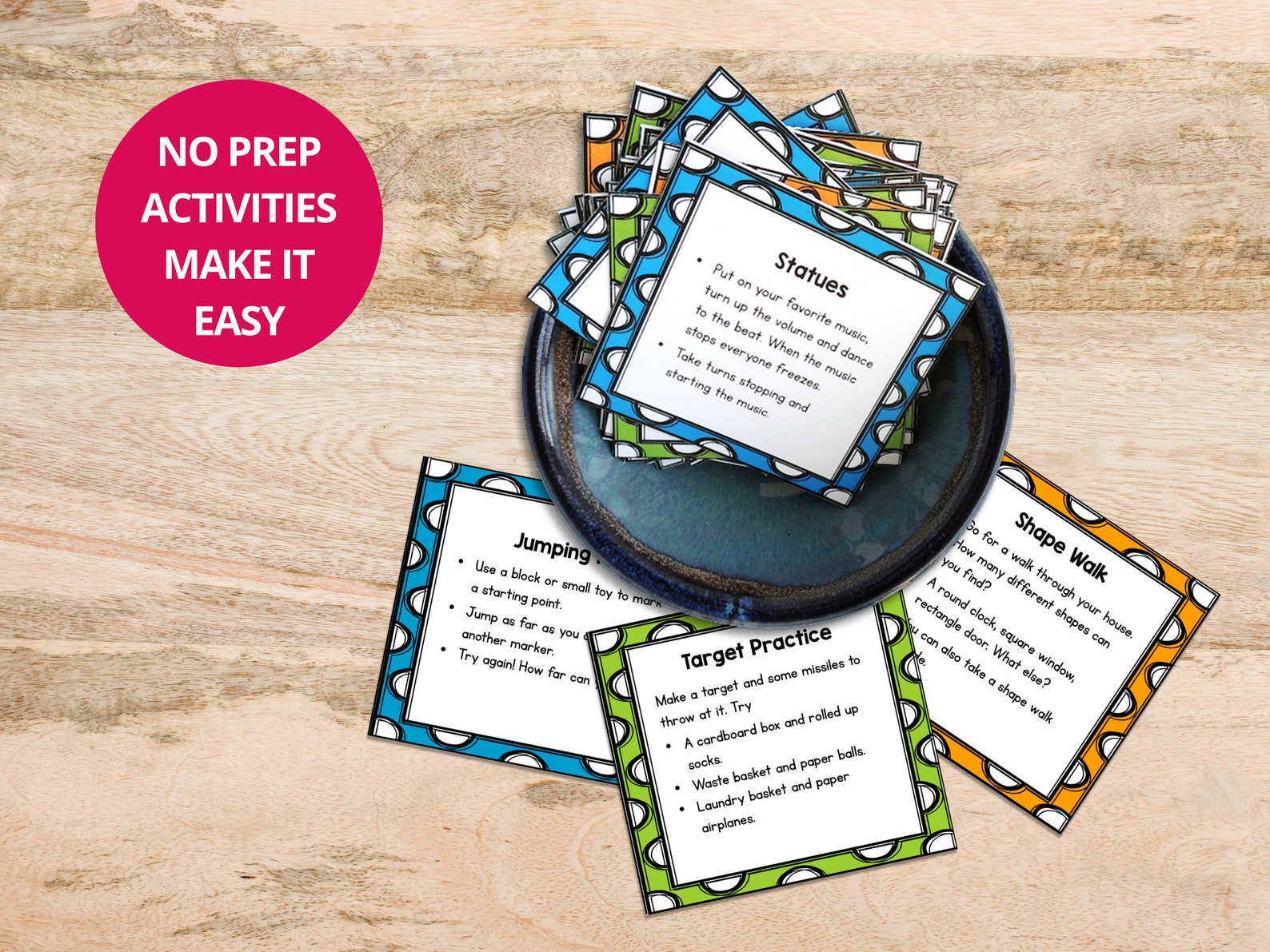 Family Activity Cards, Boredom Jar Cards, Activity Jar Ideas, Kids I Am ...