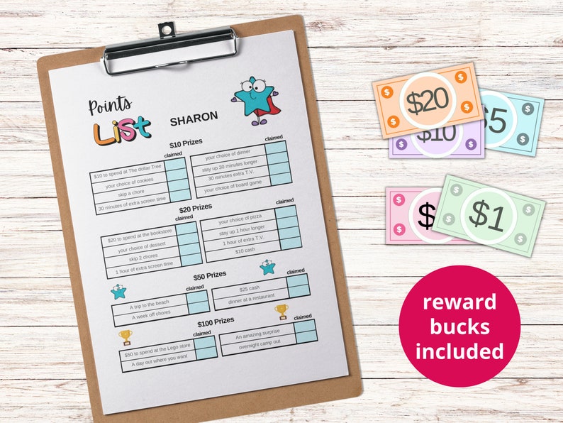 Editable Reward Chart Bundle for Kids Fun Chore Chart Designs Daily ...