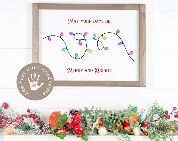 Christmas Fingerprint Art, Fingerprint Craft, Christmas Kids Craft ...