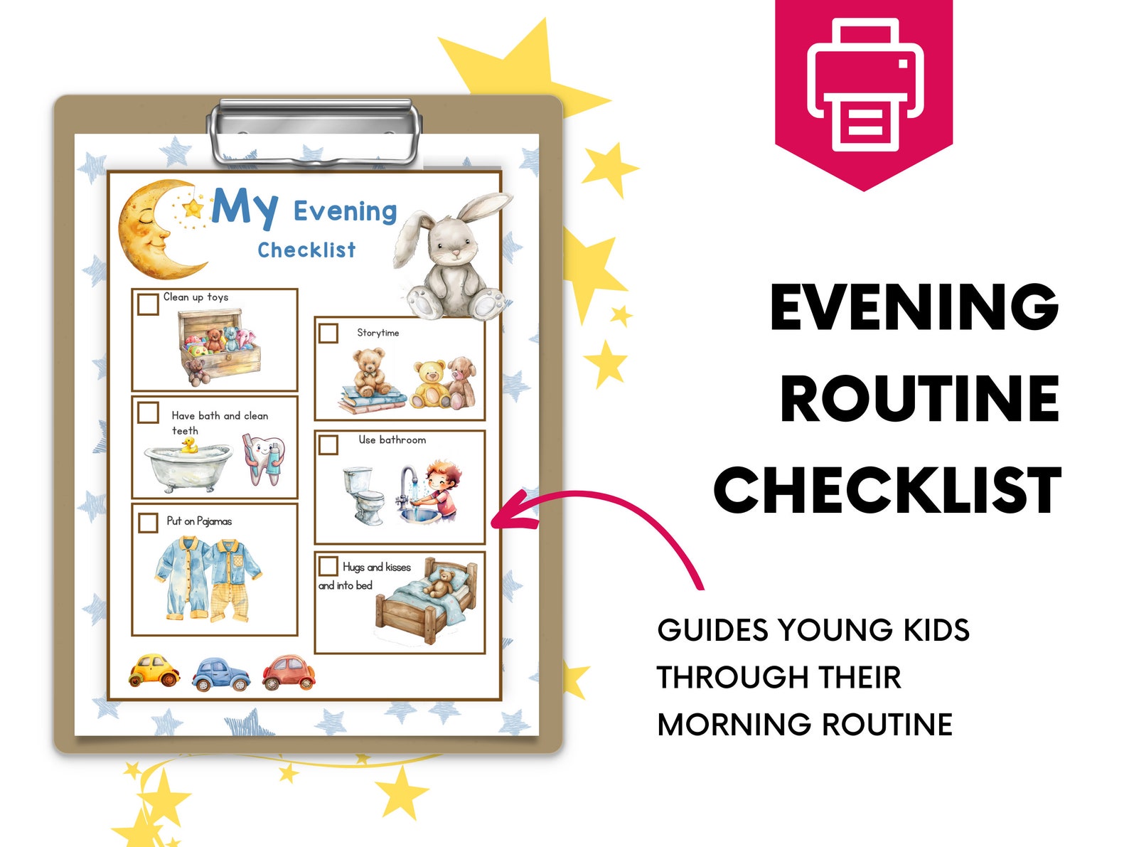 Bedtime Routine, Visual Schedule, Kids Routine Chart, Toddler Schedule ...