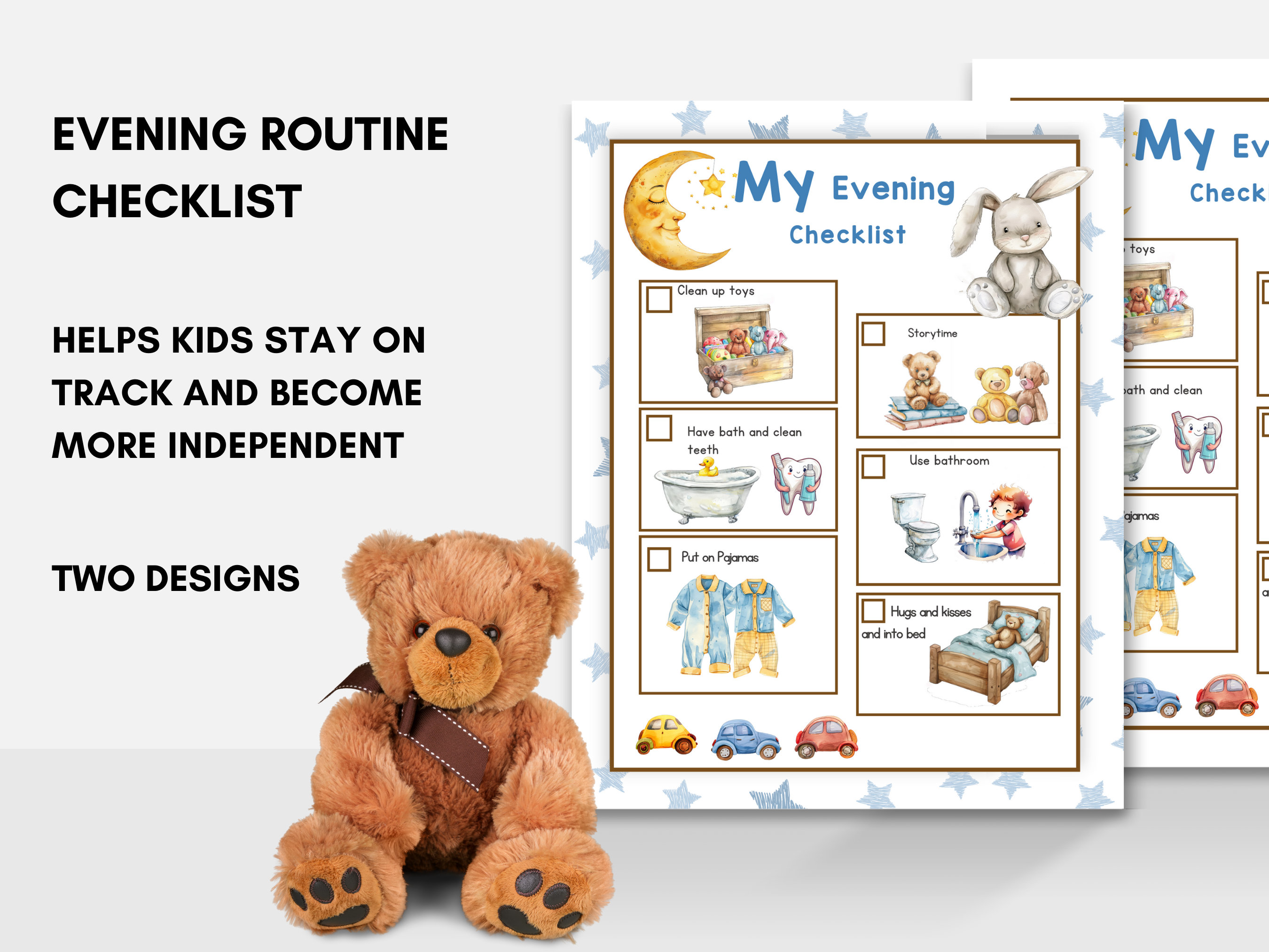 Bedtime Routine, Visual Schedule, Kids Routine Chart, Toddler Schedule ...