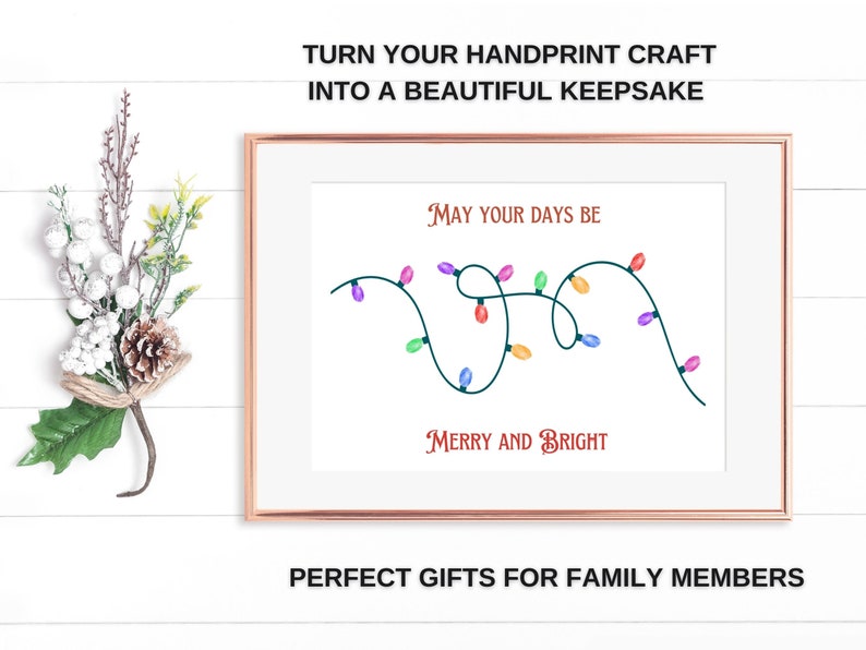 Christmas Fingerprint Art, Fingerprint Craft, Christmas Kids Craft ...