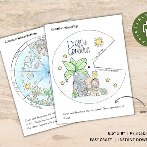 7 Days of Creation Craft, VBS Craft, Days of Creation Craft, Creation ...