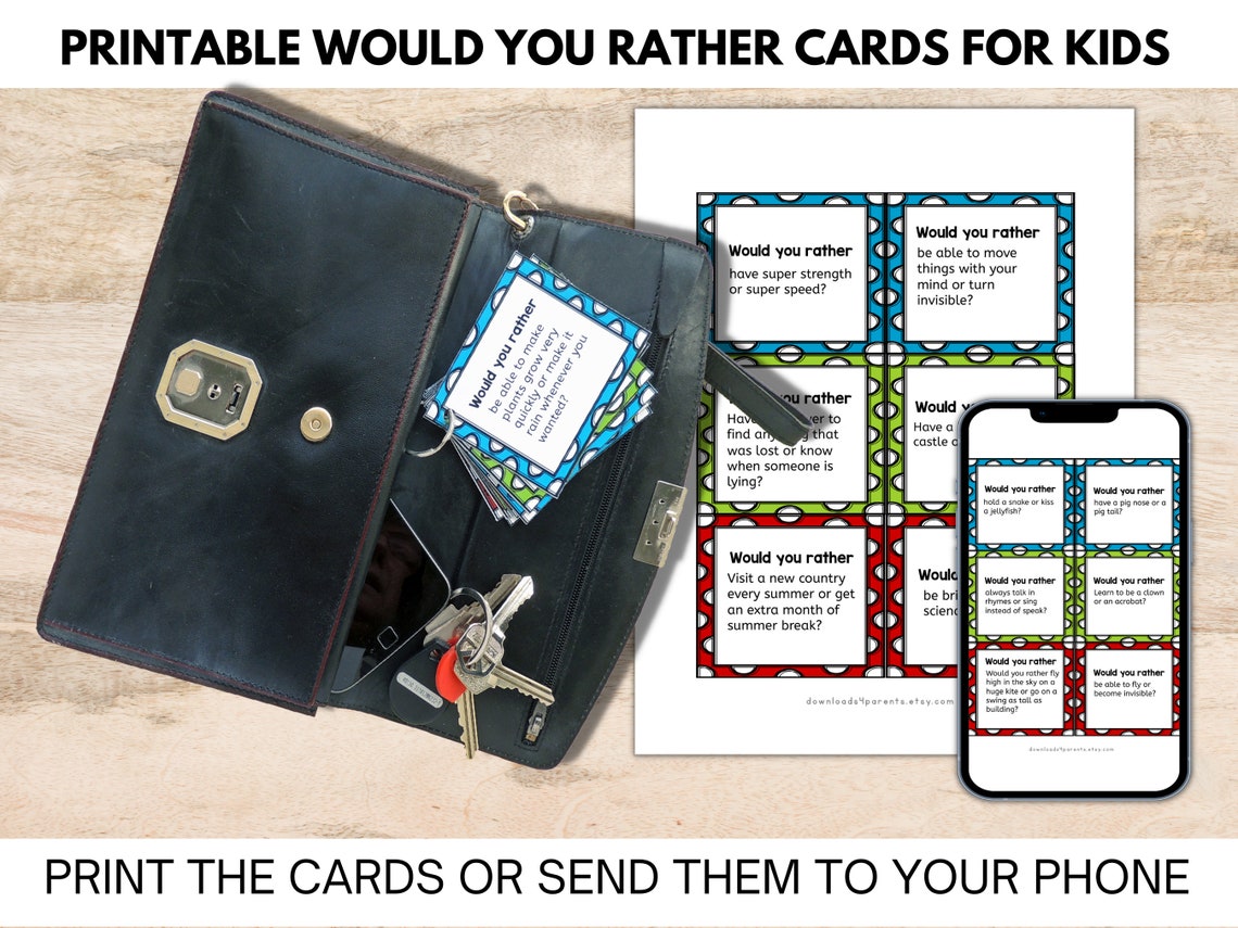 Would You Rather, Would You Rather Game, Would You Rather Cards, Road ...
