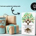 Father’s Day Fingerprint Craft, Fingerprint Tree, Meaningful Dad Gift ...