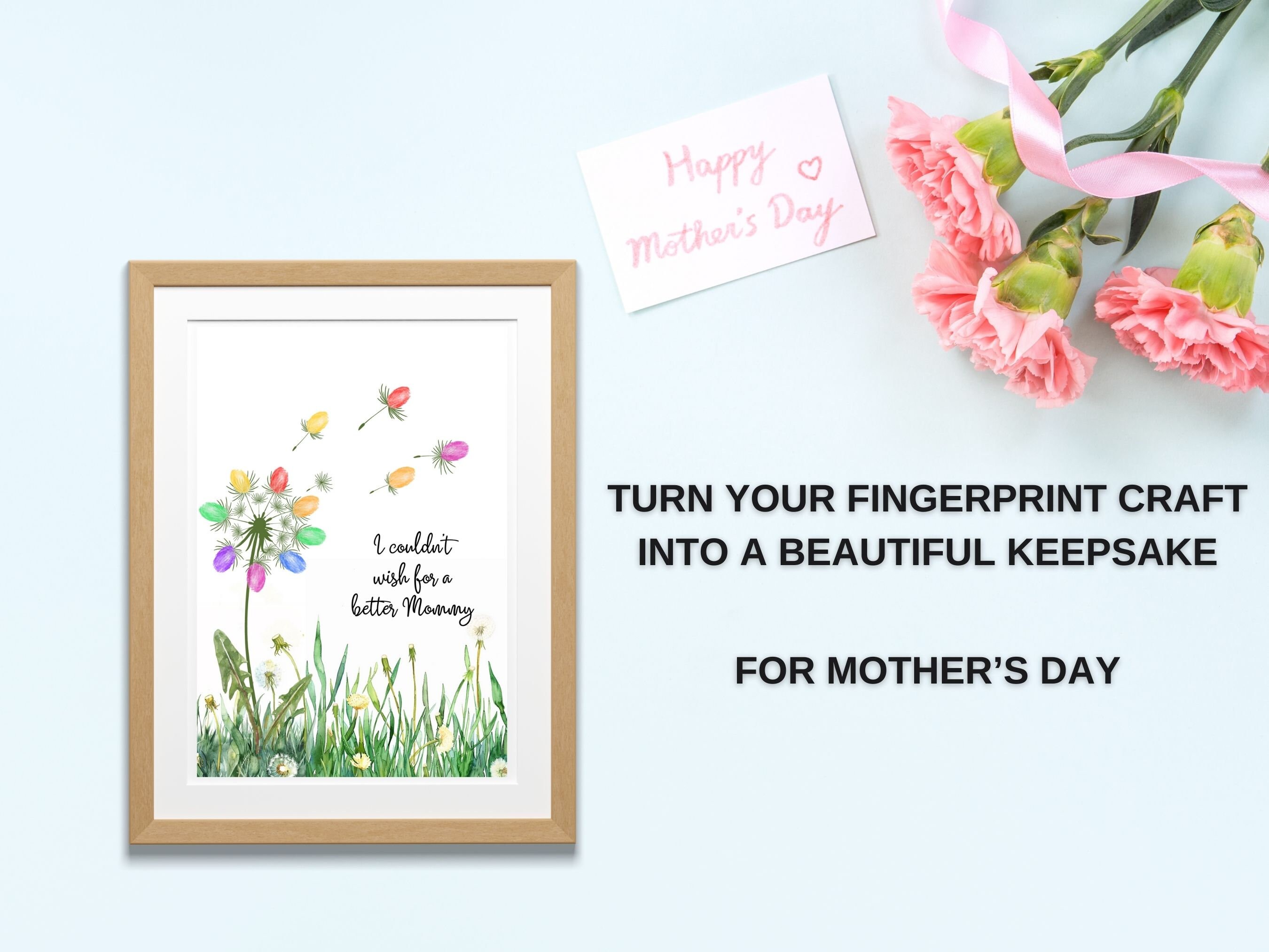 Mother's Day Handprint, Mother's Day Fingerprint Art, Mother’s Day ...
