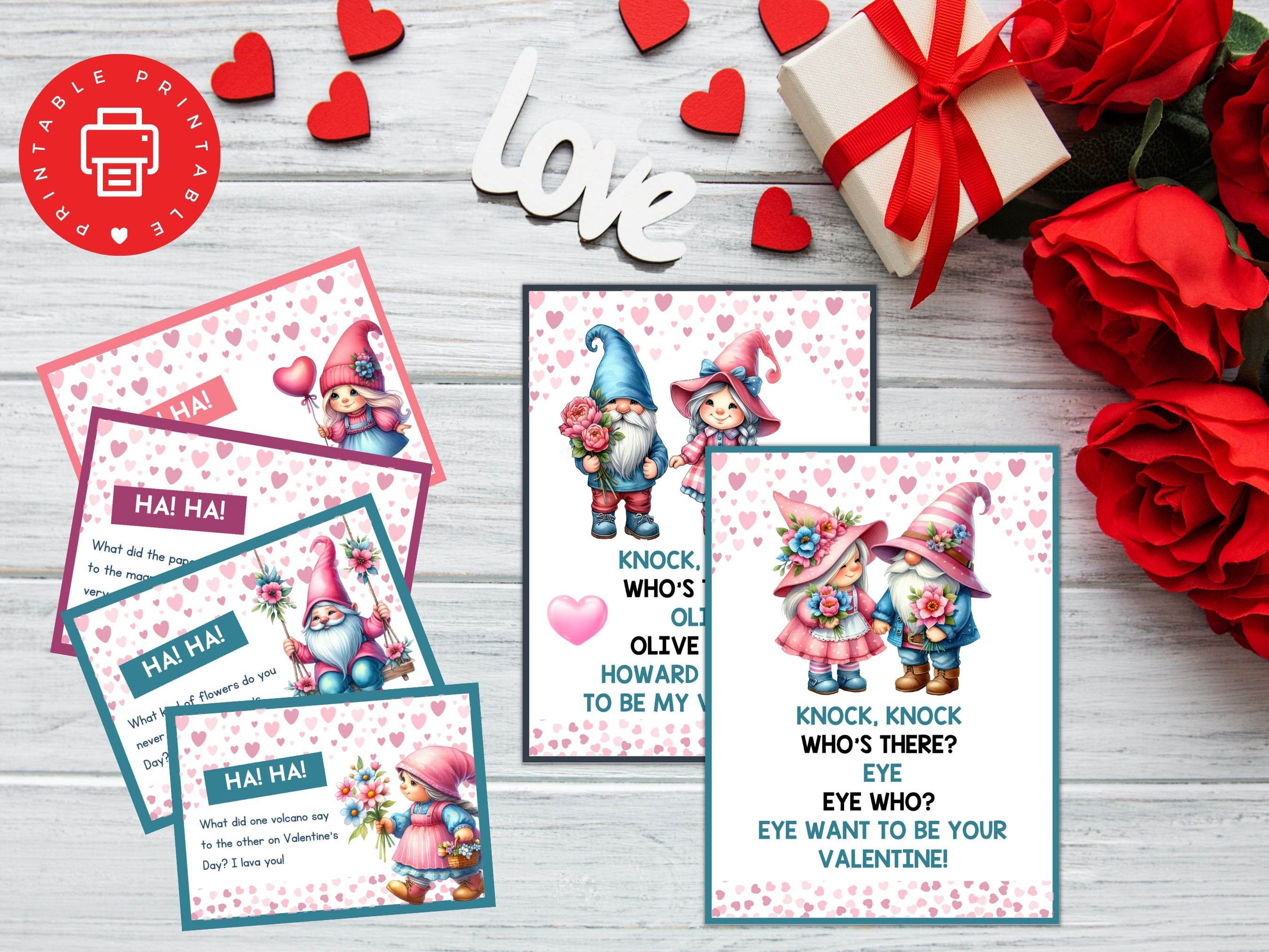 Valentine Lunchbox Jokes, Valentine’s Day Lunchbox Notes, Printable ...