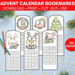 Printable Advent Calendar Countdown Printable, Printable Advent ...