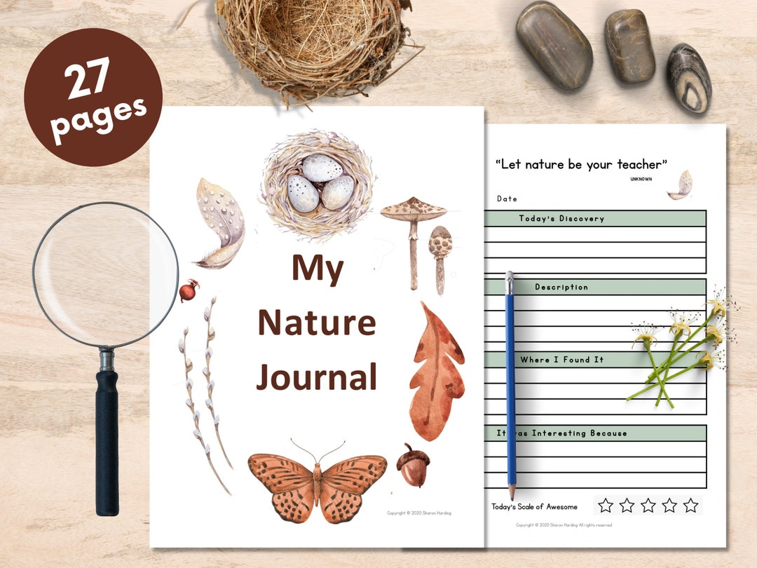 Printable Nature Journal for Kids Nature Study Journal - Etsy