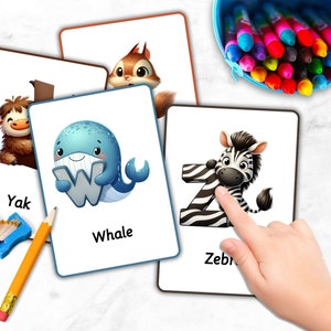 Flashcards for Kids, Alphabet Flashcards, Alphabet Printable Flashcards ...