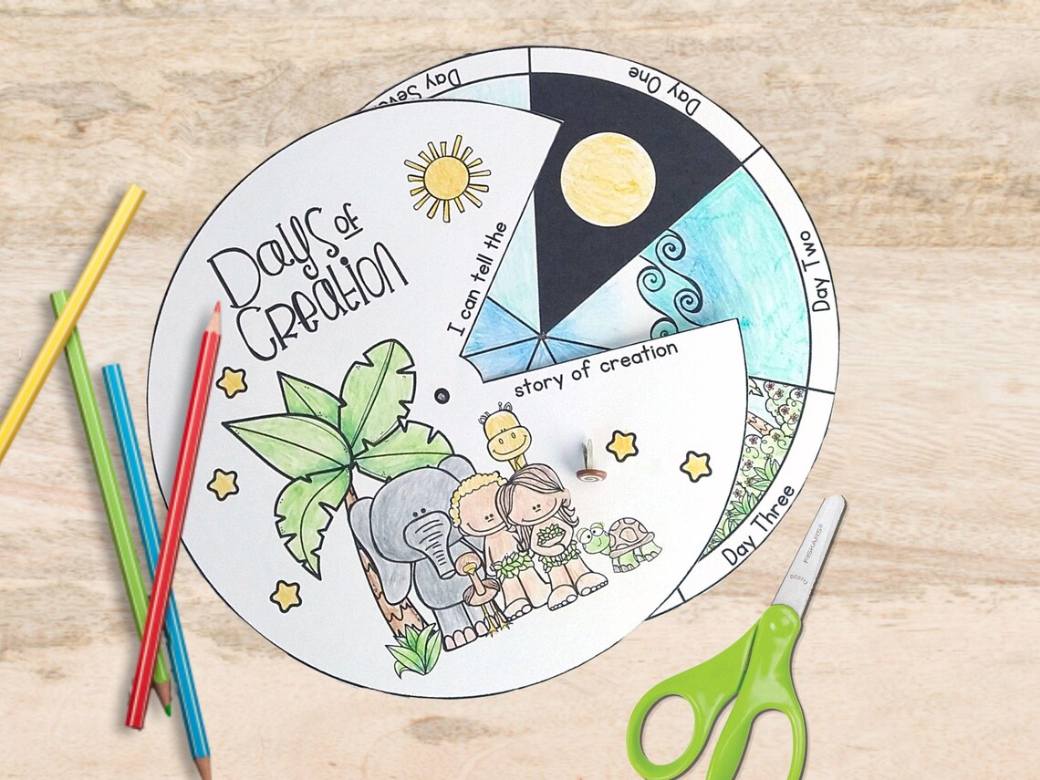 7 Days of Creation Craft, VBS Craft, Days of Creation Craft, Creation ...