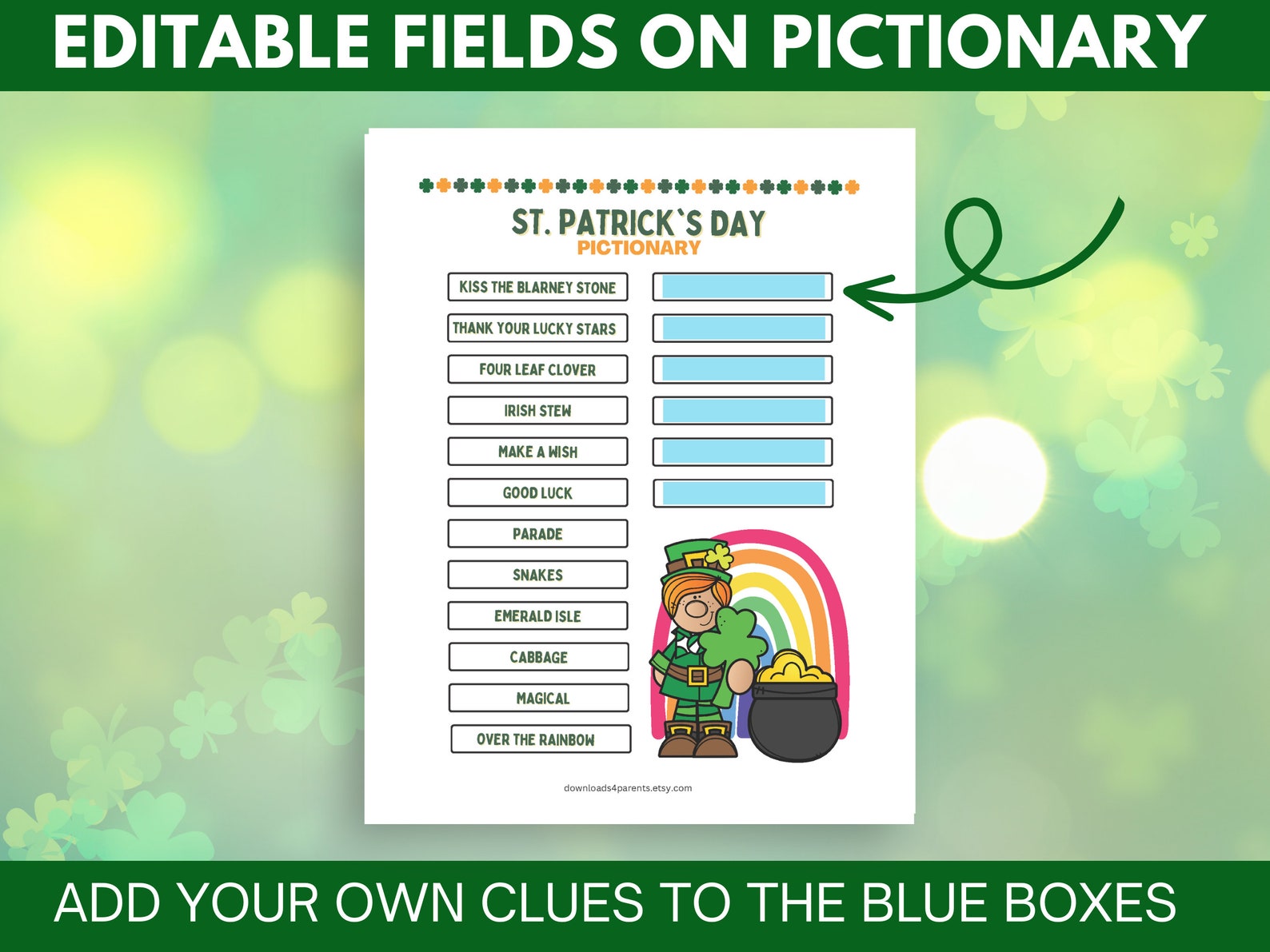 St Patrick Day Games, St Patricks Day Printable, St Patricks Day ...