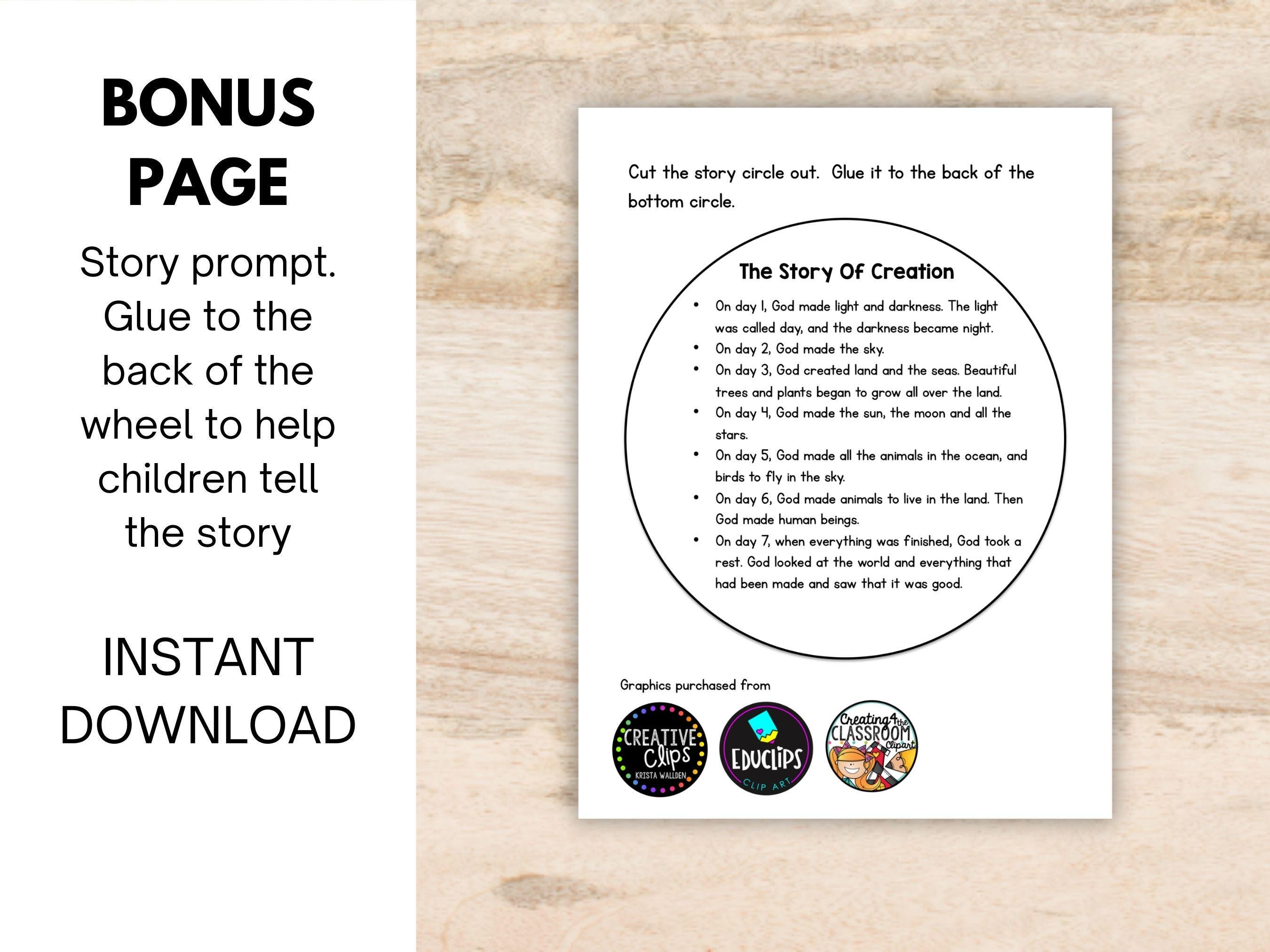 7 Days of Creation Craft, VBS Craft, Days of Creation Craft, Creation ...