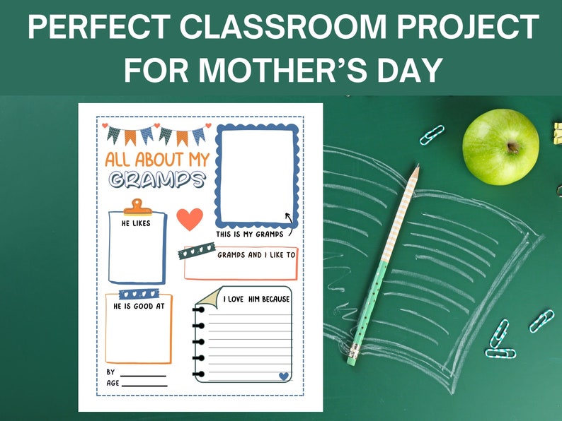 All About My Grandpa, All About Grandpa Printable, Edit the Name ...