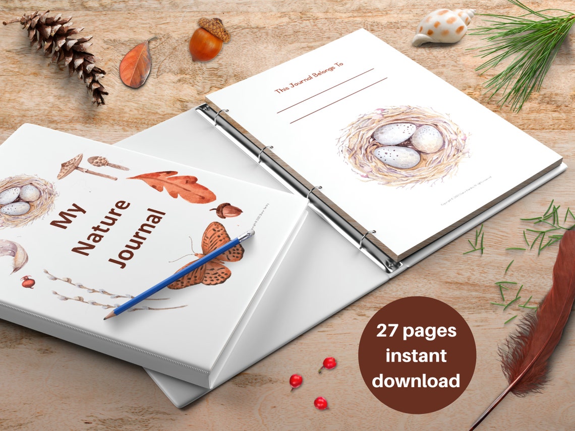Printable Nature Journal for Kids, Nature Study Journal, Homeschool ...