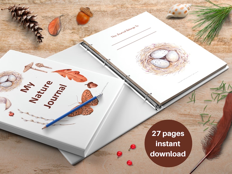 Printable Nature Journal for Kids, Nature Study Journal, Homeschool ...