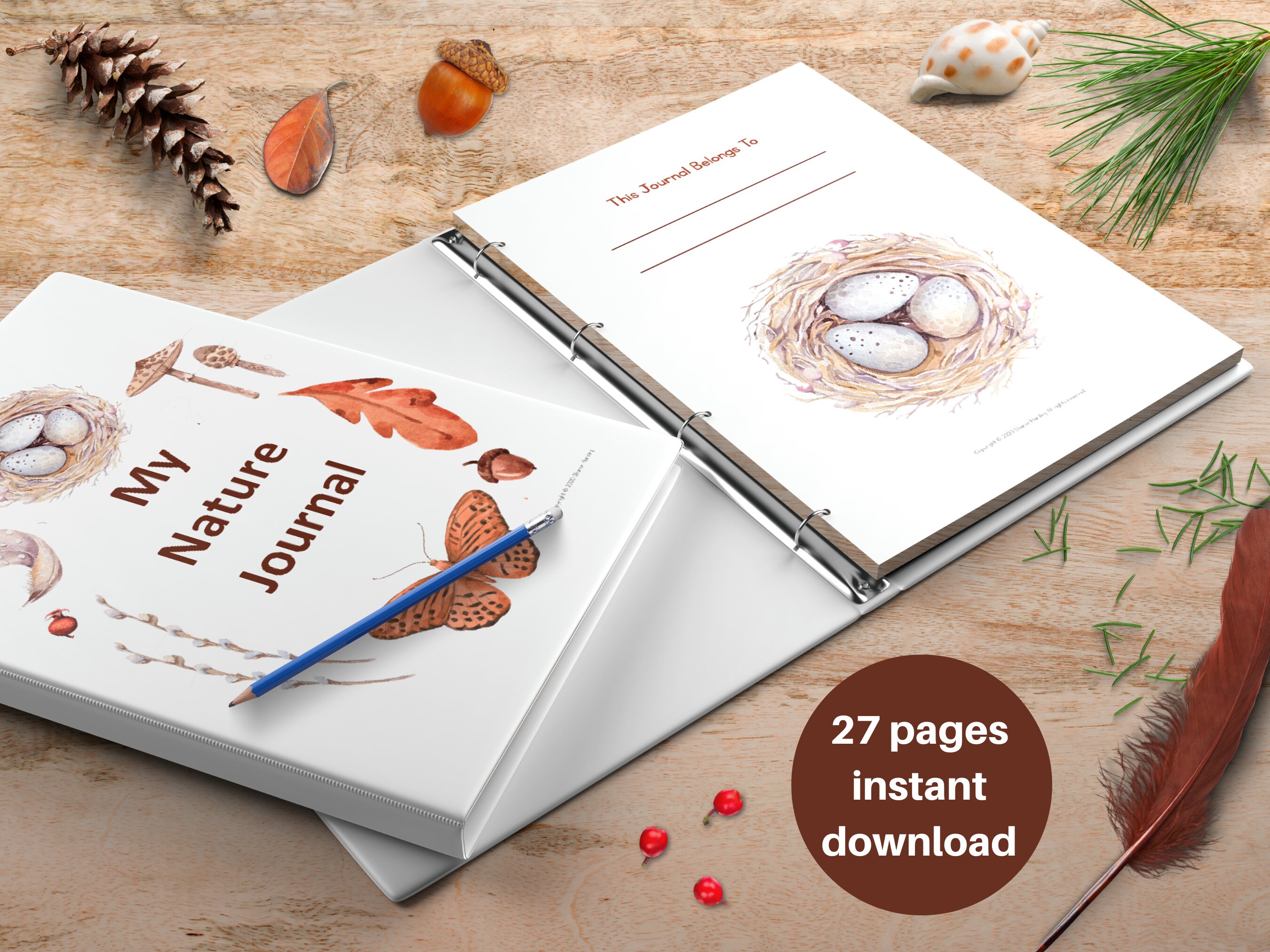 Printable Nature Journal for Kids, Nature Study Journal, Homeschool ...