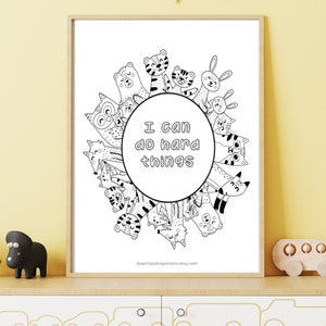 Growth Mindset Coloring Pages, Kids Coloring Pages, Positive ...