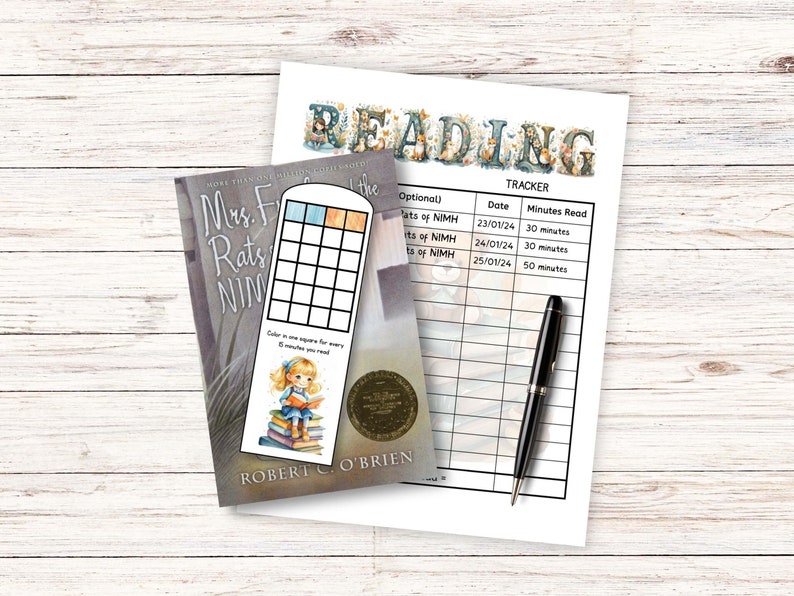 Reading Tracker for Kids Reading Tracker, Reading Log, Summer Reading ...