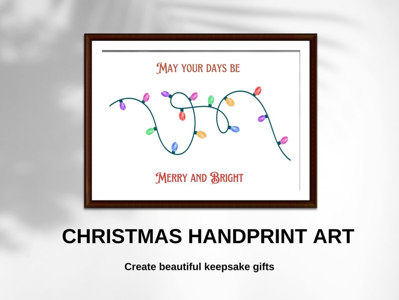 Christmas Fingerprint Art, Fingerprint Craft, Christmas Kids Craft ...