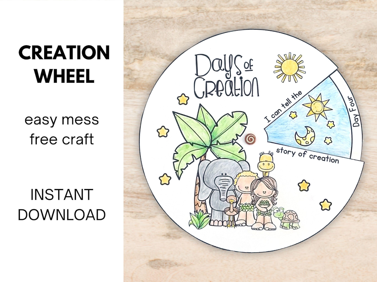 7 Days of Creation Craft, VBS Craft, Days of Creation Craft, Creation ...