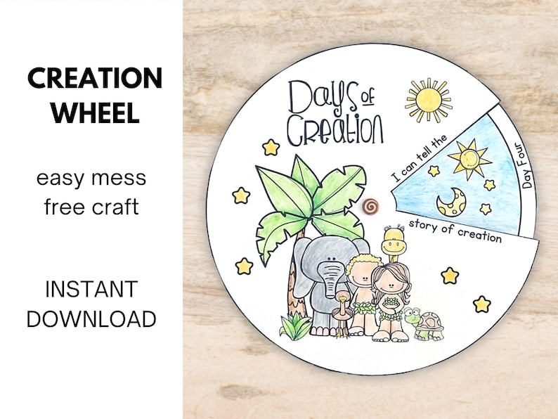 7 Days of Creation Craft, VBS Craft, Days of Creation Craft, Creation ...