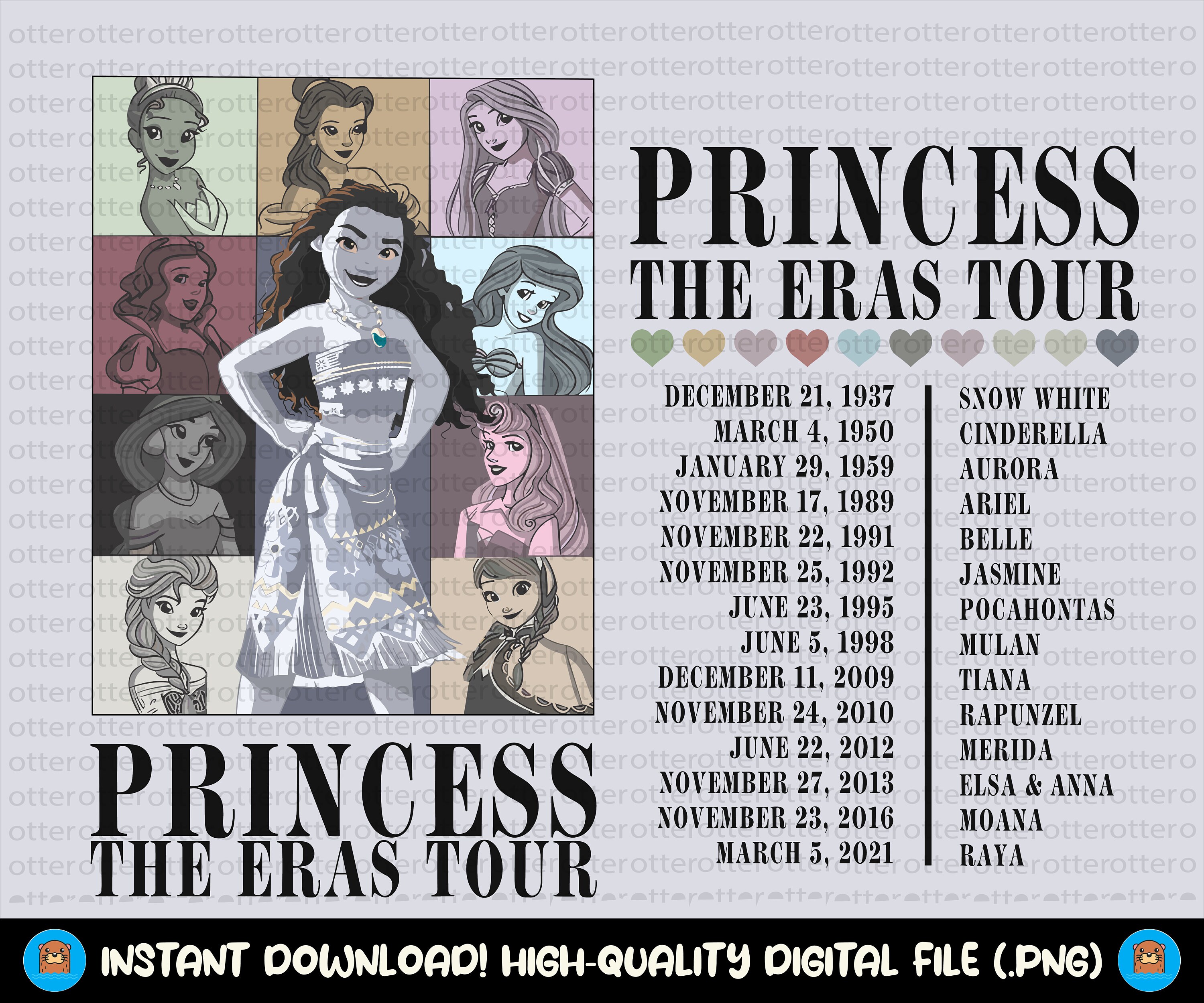 Princess Svg, the Eras Tour Princess PNG, Princess Comfort Color Png ...